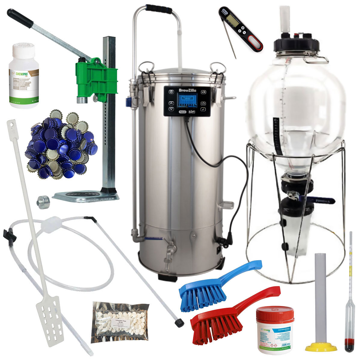 BrewZilla 35L inkl. Starter Box Basis med FermZilla 27L
